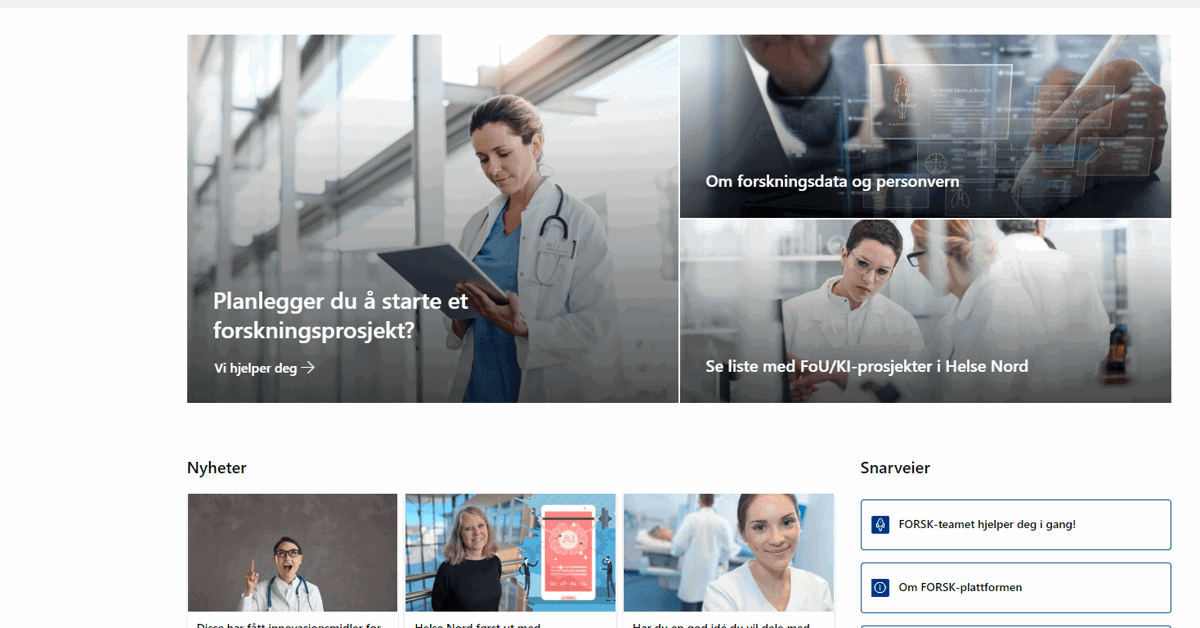 Ny tjeneste for forskning og kunstig intelligens i Helse Nord - Helse Nord RHF